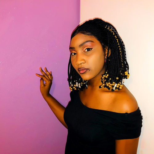 Cardi B with Beads Black Braided Wig – Braided Wigs Store UK | Eminado ...