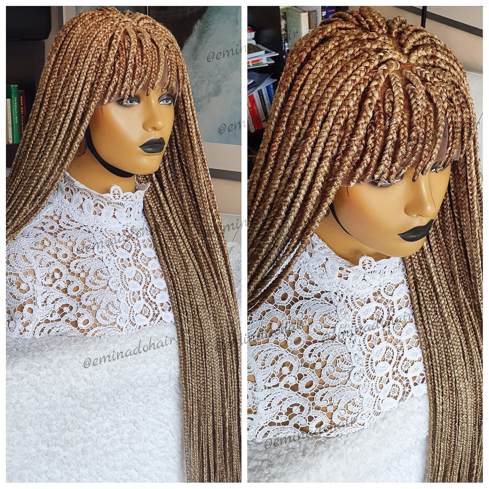 Oba Brown Fringe Box Braided Wig – Braided Wigs Store UK | Eminado ...