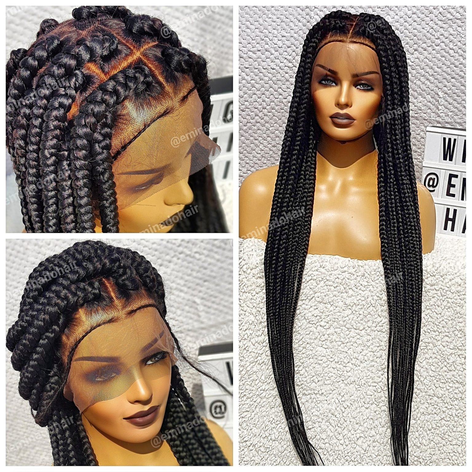 Adora Jumbo Big Box Braided Wig – Braided Wigs Store UK | Eminado Braided Wigs | Braid Wig, Lace ...