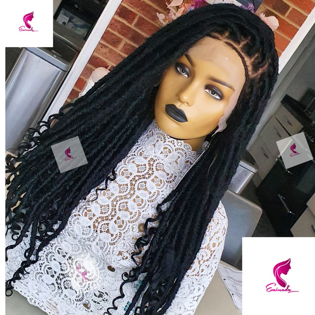 Gypsy Black Dreads Braided Wig | Eminado Hair