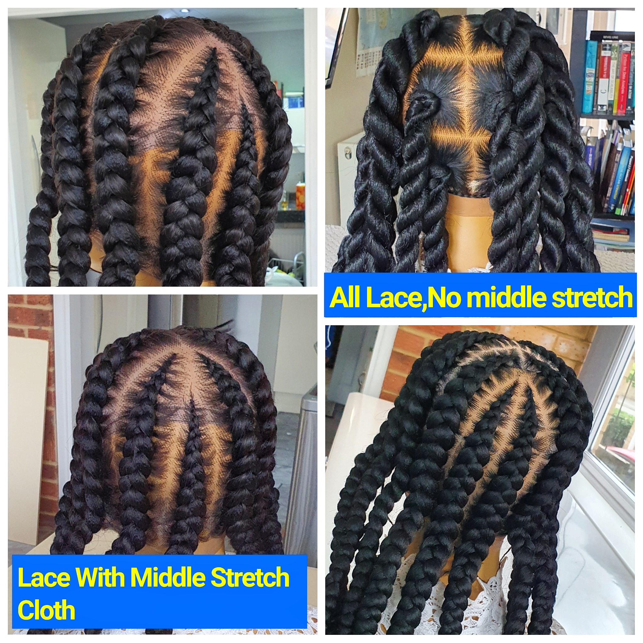Funmi Distressed chunky Twist, Full Lace wig | Braided Wigs Store UK ...