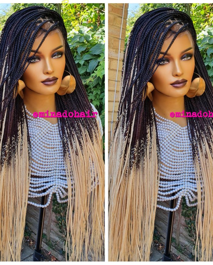 Distressed Brown Loc 2.0 Braided Wig – Braided Wigs Store UK | Eminado ...