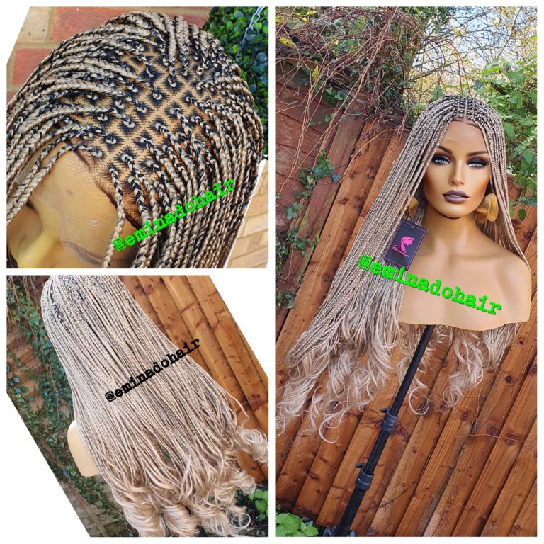 Chichi Knotless Braids Colour 24 Mix Of 27 And 613 Braided Wigs