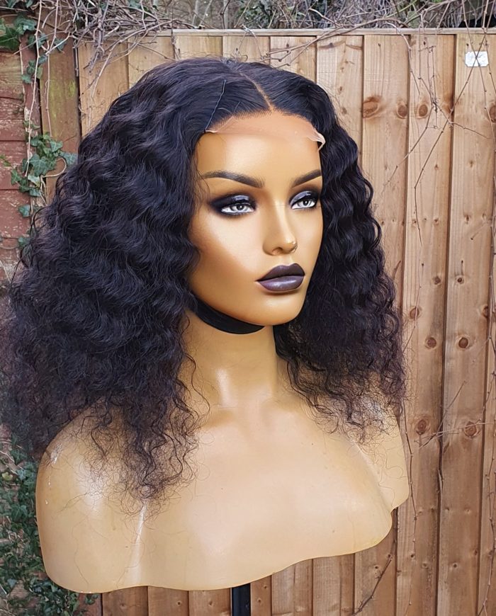 Steff Don Black with Beads Knotless, full lace wig – Braided Wigs Store ...