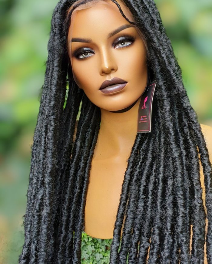 Barbie Pink Braids Black Box Braided Wig – Braided Wigs Store UK ...