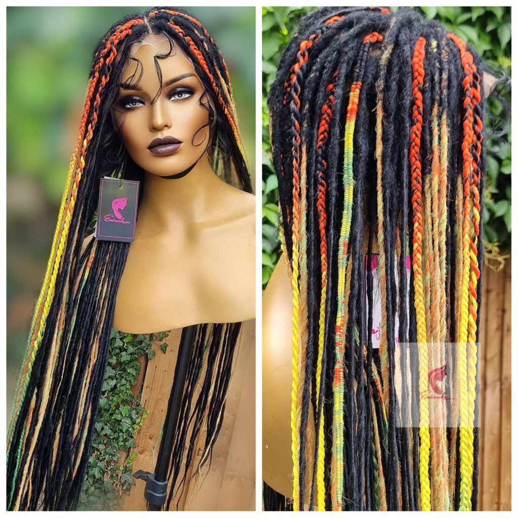 Lisa Bonet inspired Locs Braided Wigs | Faux Locs Wig | Dreadlocks ...