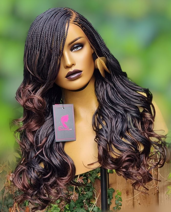 Barbie Pink Braids Black Box Braided Wig – Braided Wigs Store UK ...