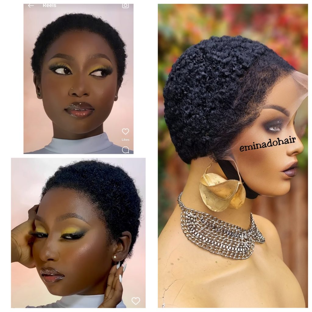 4c Afro Low Cut Full Frontal Black (Plus Other Colour Options Available ...