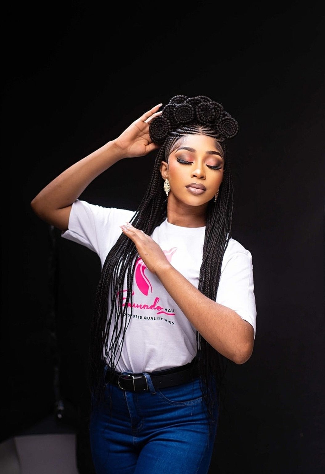 Bi Ket Brown Ket Cornrow Braided Wig | Eminado Hair